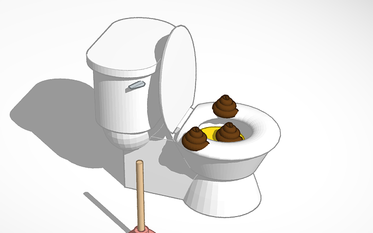 3D design poop - Tinkercad