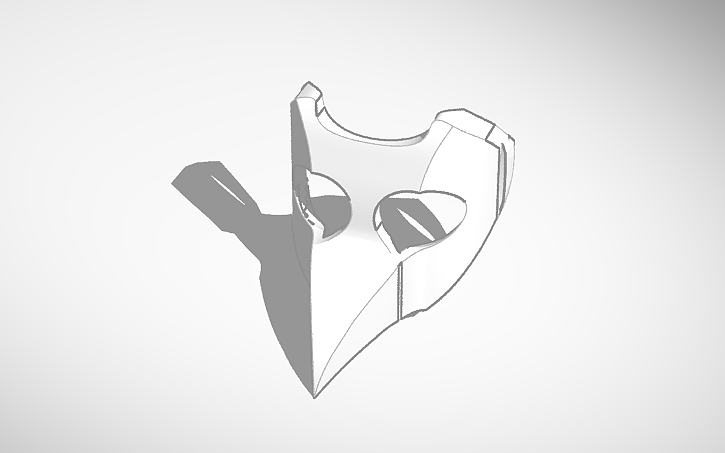 3D design Customizable Bird Mask - Tinkercad