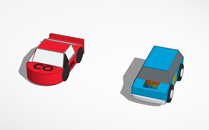 3D design Tinkercad Stock Car. - Tinkercad