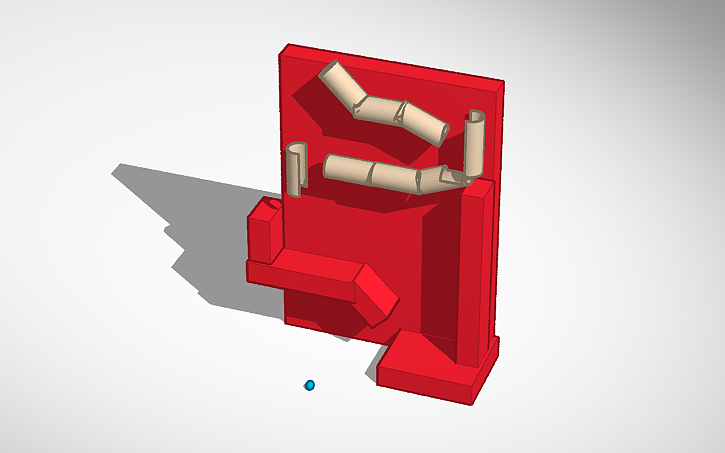 3D design marble run - Tinkercad