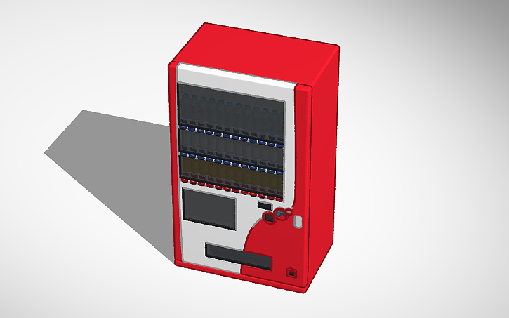 3D design Vending Machine - Tinkercad