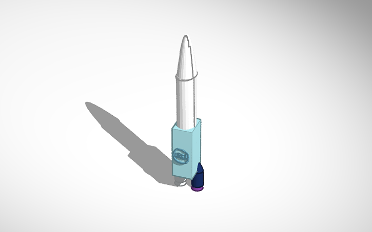 3D design Foguete Hope 5 - Tinkercad