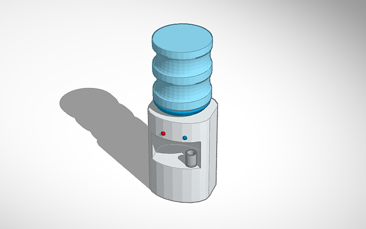3D design Dispenser Otomatis - Tinkercad