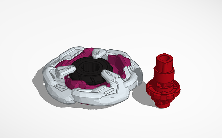3D design Chain Incendio Beyblade X - Tinkercad