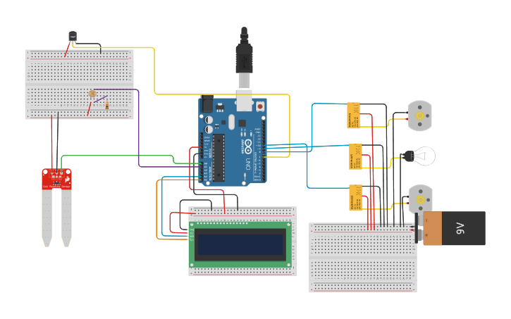 Circuit design Distance - Tinkercad