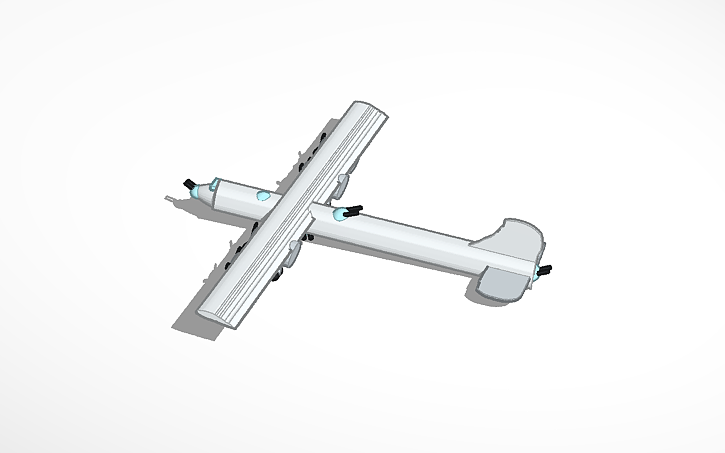 3D design WW2 plane - Tinkercad