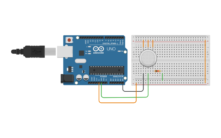 Circuit design Gas Leakage Detection System Using Gas Sensor and ...