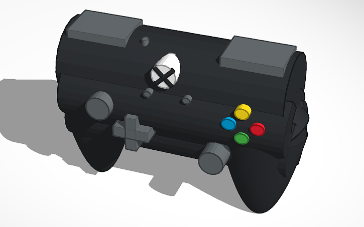 3D design xbox 1 controller - Tinkercad
