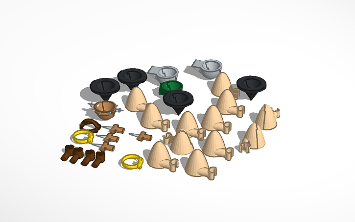 3D design DnD figurine - Tinkercad