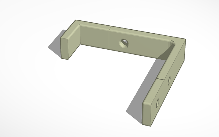 3D design Hydroponic L Bracket - Tinkercad