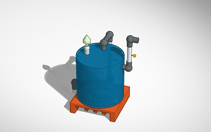 3D design Problem#11: Completing modular steam generator - Tinkercad