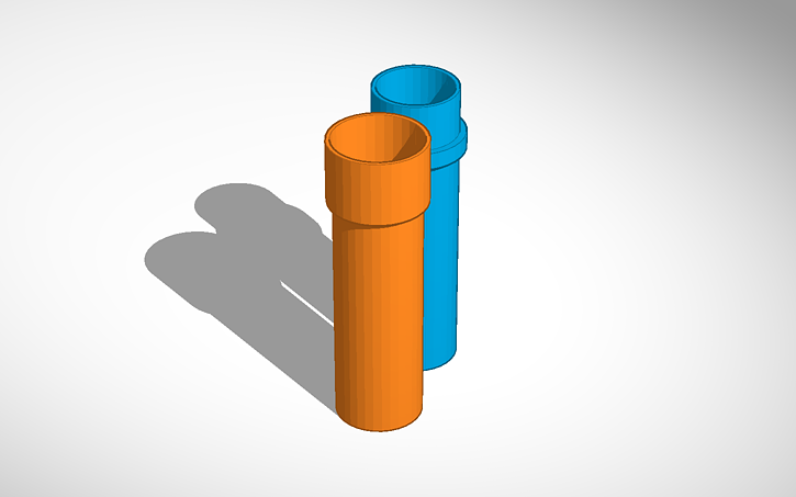 3D design Waterproof Battery box Holds 2 AA batteries v3 - Tinkercad