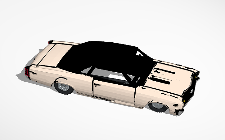3D design '66 Chevrolet Impala SS Chassis + Body - Tinkercad