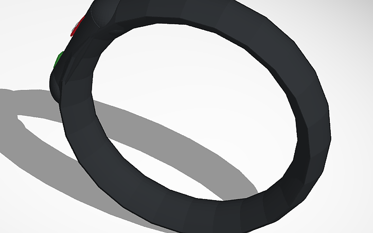 3D design Brazalete GPS - Tinkercad
