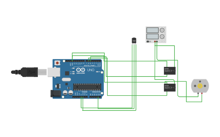 Circuit Design Smart Home Automation System Tinkercad