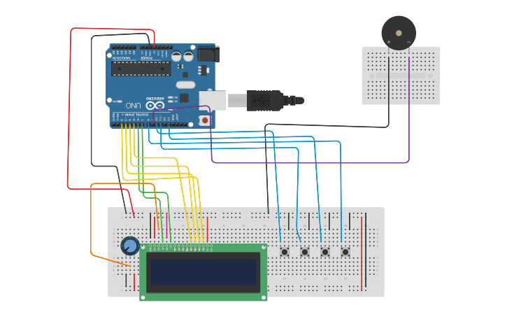 Circuit design SMART ALARM CLOCK - Tinkercad
