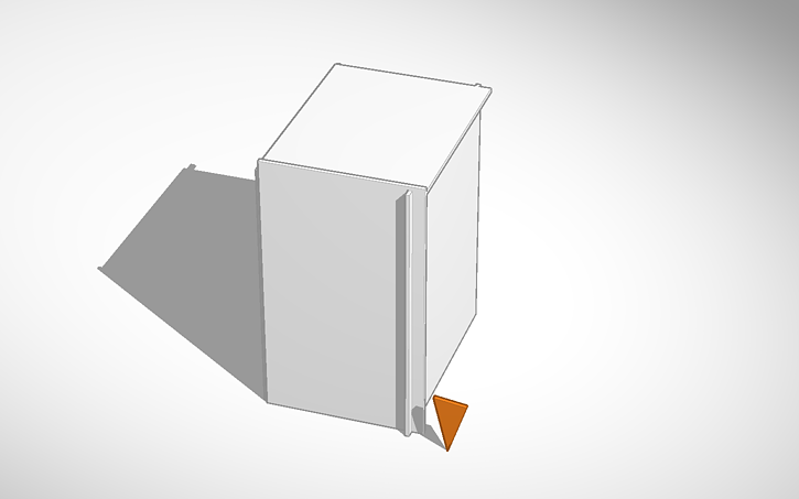3D design fridge - Tinkercad