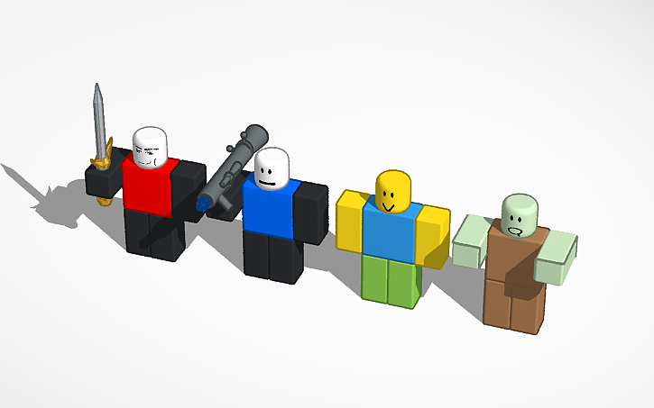 3D design Roblox Characters - Tinkercad
