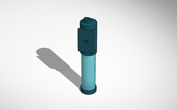3D design Traveller Filter Straw - Tinkercad