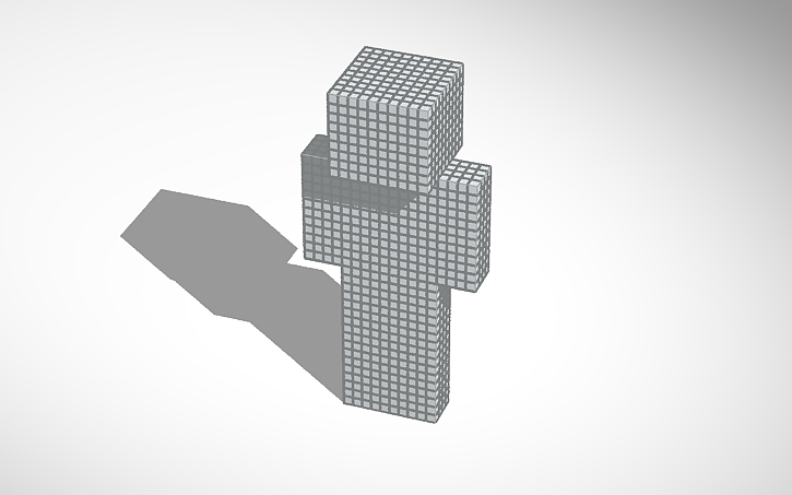 3D design Minecraft Skin Customize - Tinkercad