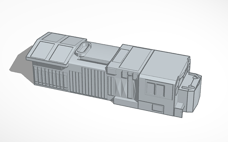 3D design Trackmaster Dash 8 (early cab) - Tinkercad