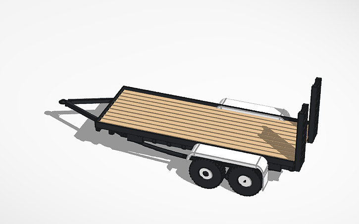 3D design Car Trailer - Tinkercad