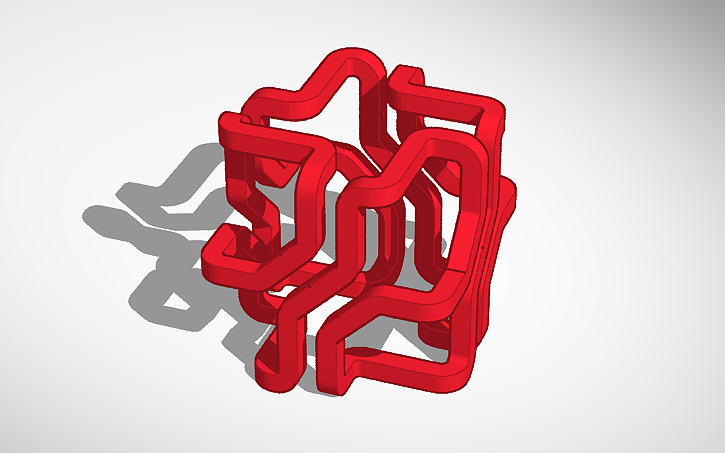 3D design Mobius Cube - Tinkercad