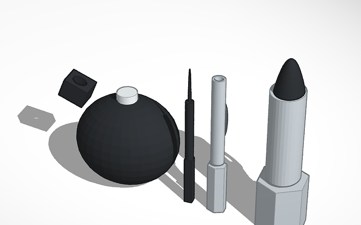 3D design Make-Up Kit - Tinkercad