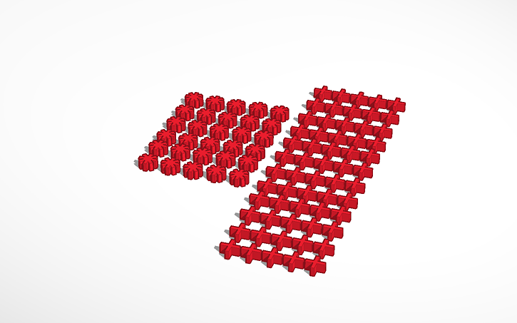 3D design Soldiers Game Pieces - Tinkercad