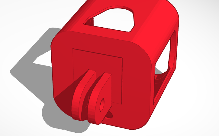 3D design Gopro HERO Session split case - Tinkercad