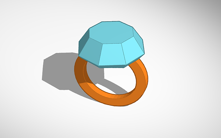 3D design ring - Tinkercad