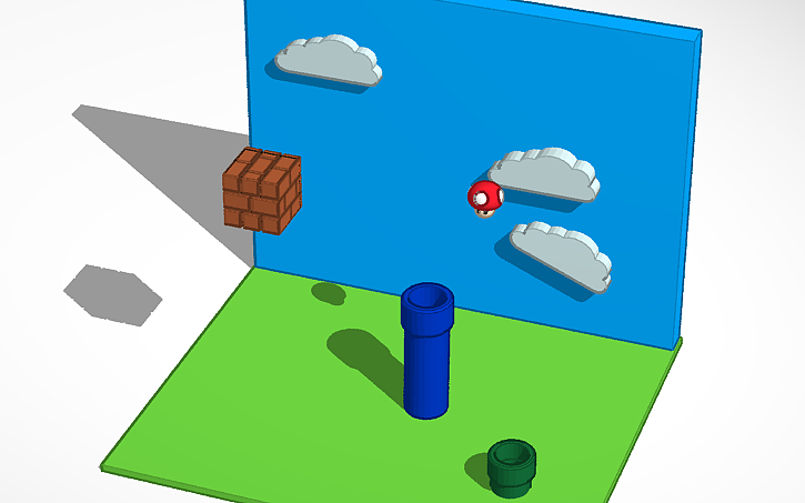 3D design Mario - Tinkercad