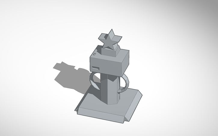 3D design Trophy - Tinkercad