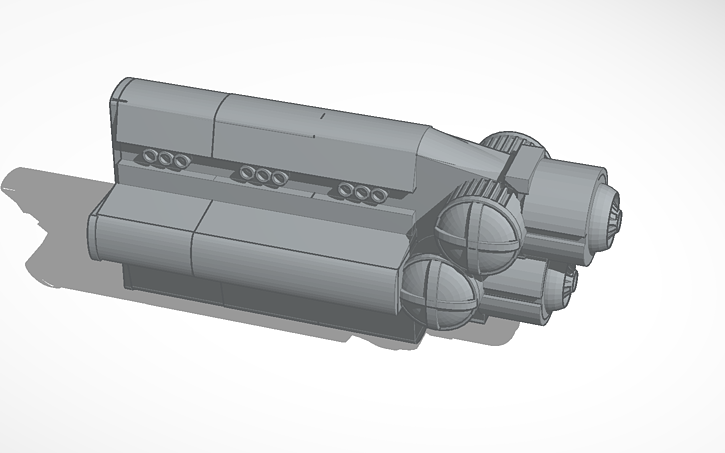 3D design Cestrus class Troop Transport - Tinkercad