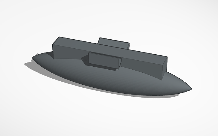3D design Simple drop tank - Tinkercad
