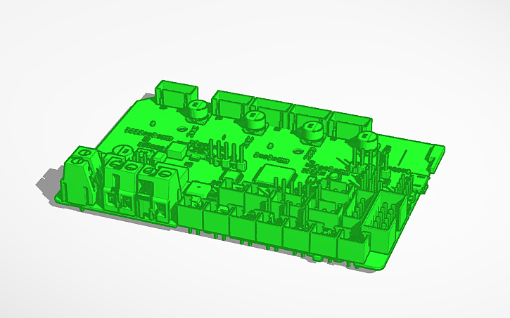3D design BTT SKR mini E3 V3 - Tinkercad