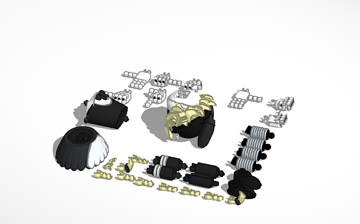 3D design Murder Drones: CYN 3D Printable Figure - Tinkercad