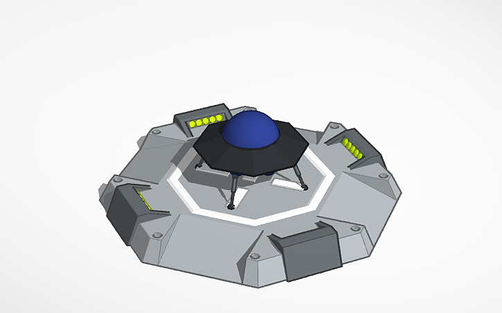 3D design UFO - Tinkercad