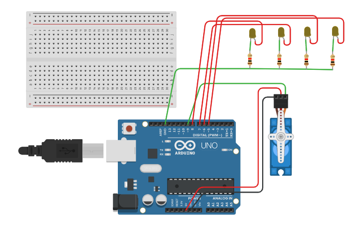 Circuit design Casa Arduino - Tinkercad