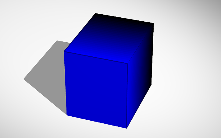 3D design Day 47 of TED: Black to blue Gradient - Tinkercad
