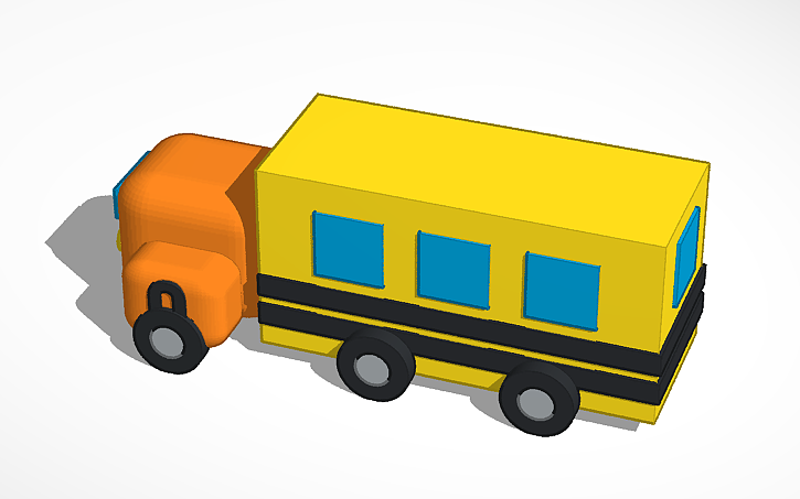 3D design bus/버스 - Tinkercad