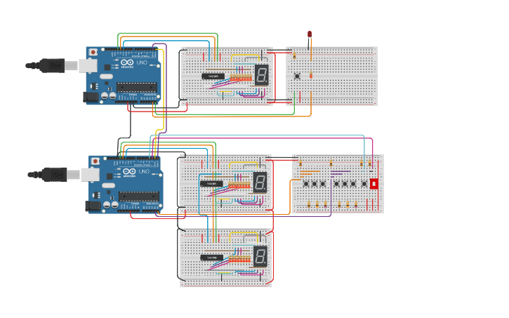Circuit design Elevator - Tinkercad