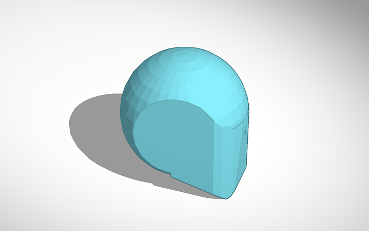 3D design Head (rough shape) - Tinkercad