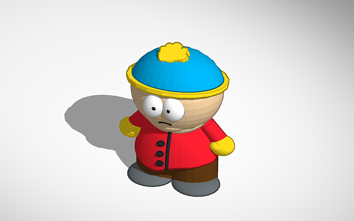 3D design Eric Cartman - Tinkercad