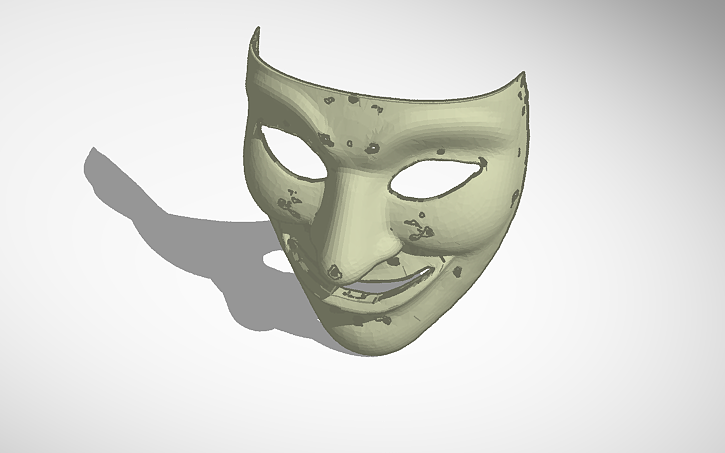 3D design Mask - Tinkercad