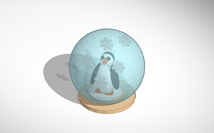 3D design Snowglobe - Tinkercad