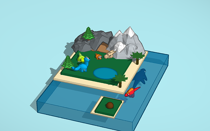 3D design Dinosaur - Tinkercad