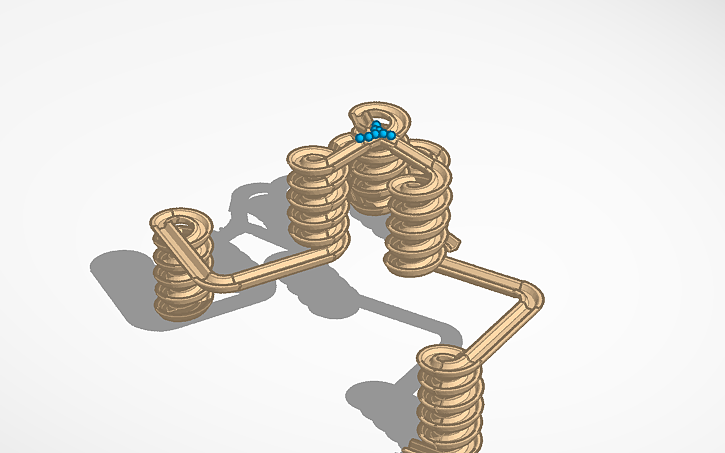 3D design 3 slide connecting sliding Ball - Tinkercad