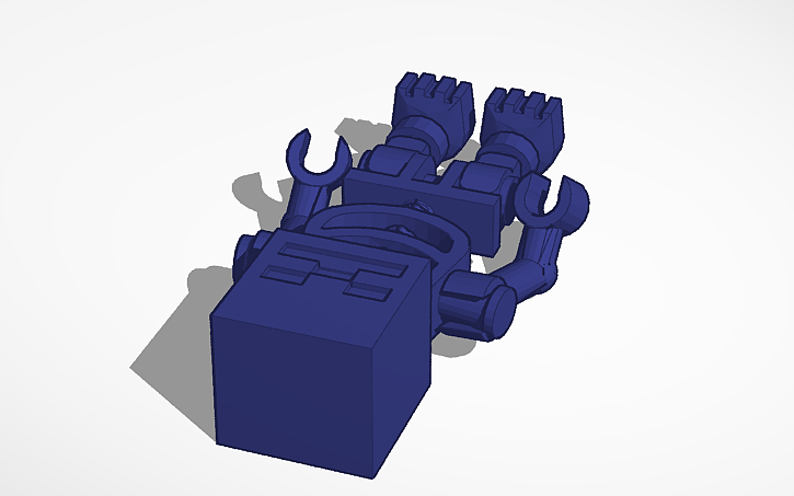 3D design Dev MineCraft İskelet - Tinkercad