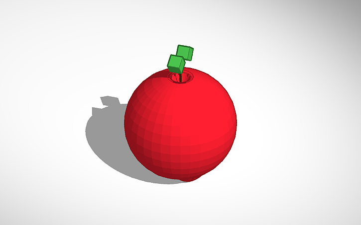 3D design Apple - Tinkercad
